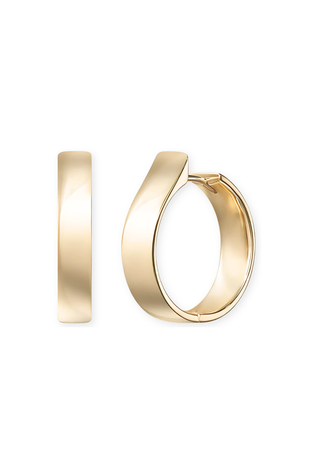 Honey Hoops Medium | All Gold – Valentines Austin