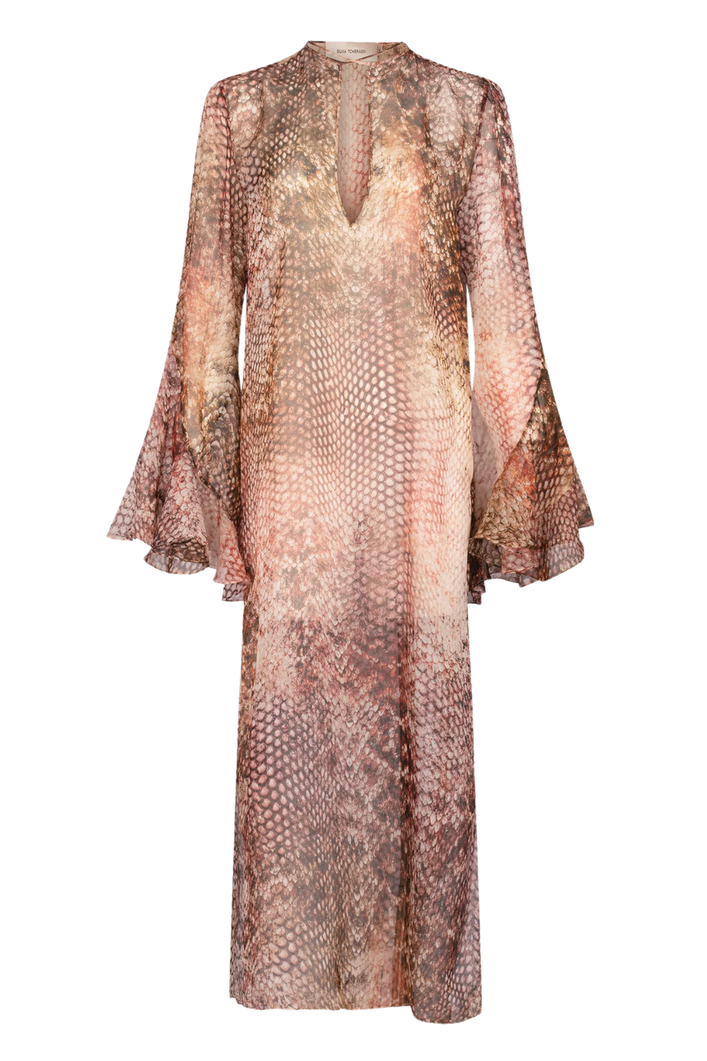 Aries Dress | Peach Animal Print – Valentines Austin