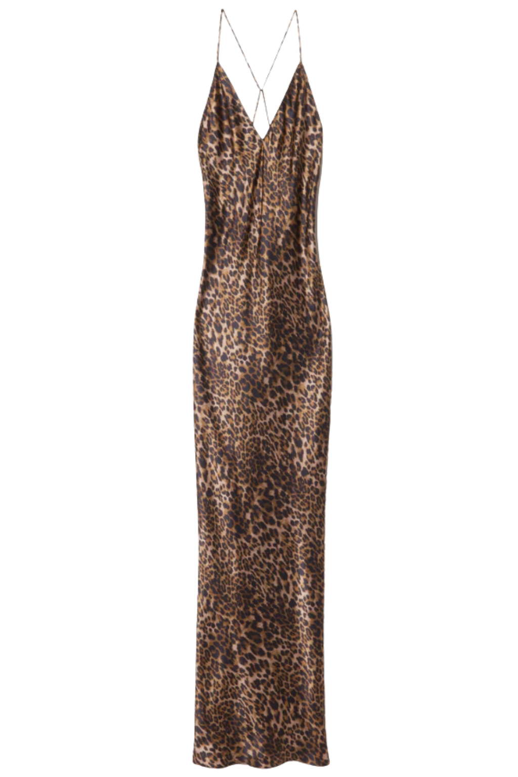 Ira Silk Gown | Vintage Leopard Print – Valentines Austin