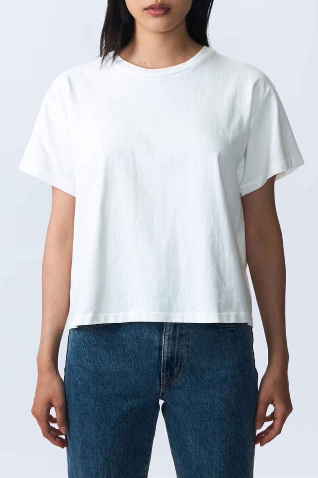 Square Tee | Natural White – Valentines Austin