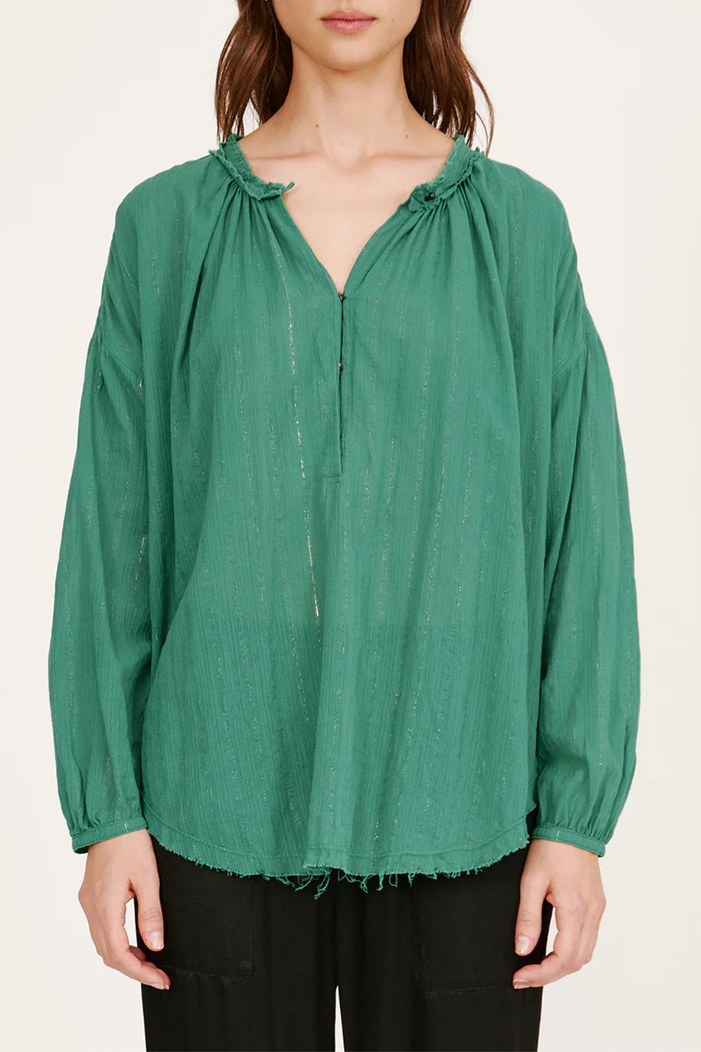 Poet Blouse | Jade – Valentines Austin