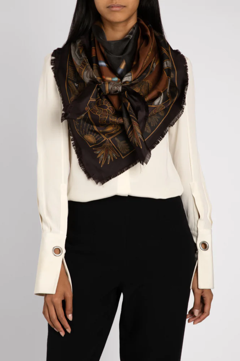 Ode to Anubis- Rust- Silk Twill – Valentines Austin